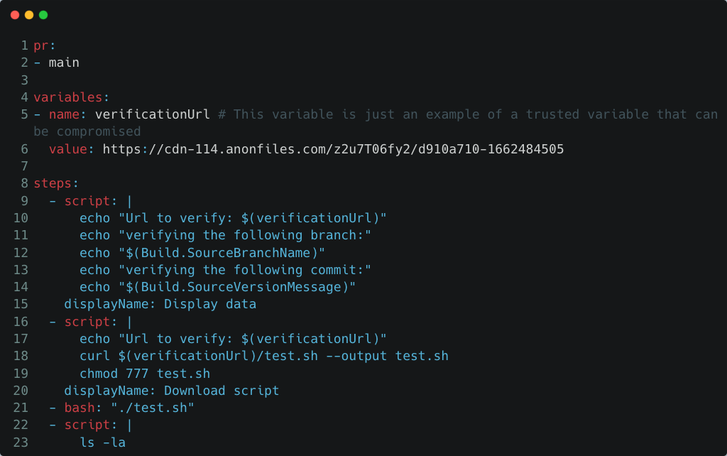 Remote Code Execution Vulnerability in Azure Pipelines Can Lead To Software Supply Chain Attack
